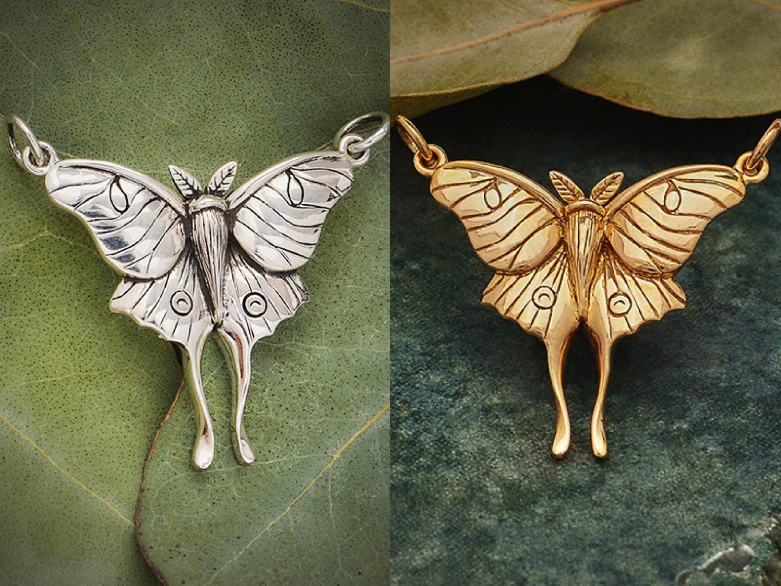 Craft Supplies & Tools Jewelry & Beauty Luna Moth Charm Luna Moth ...